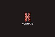 Abstract tech logo. Letter X logo., a Branding & Logo Template by lettett