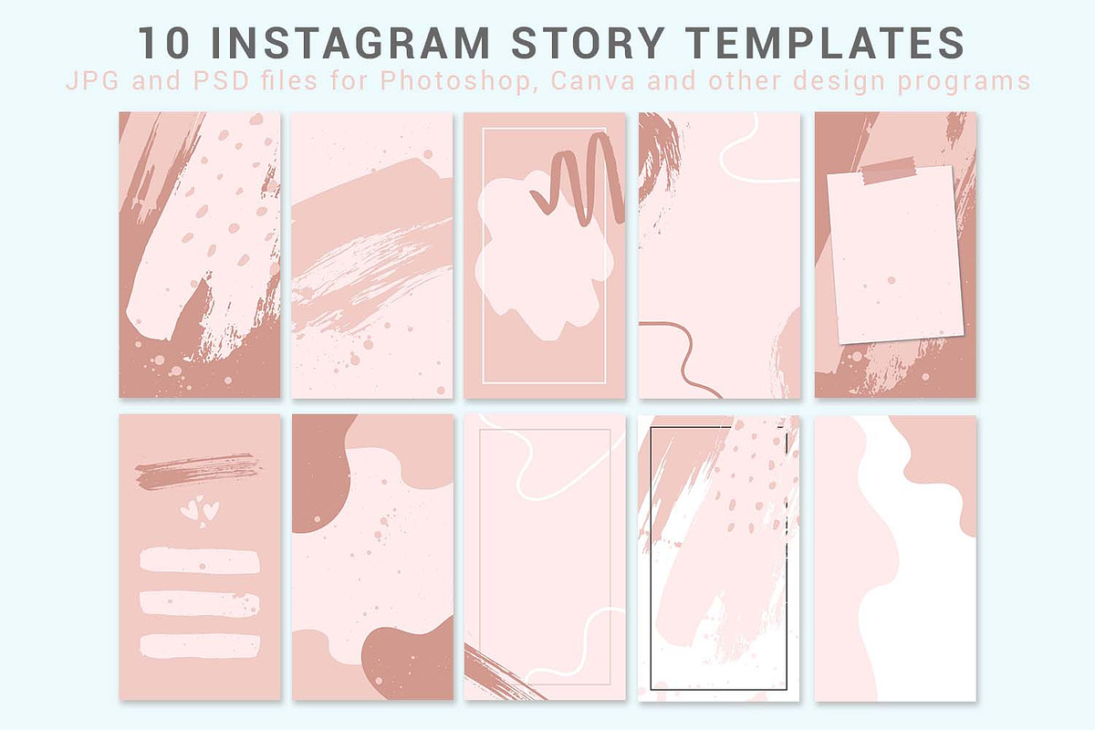 Boho Instagram Story Templates, a Social Media Template by ...