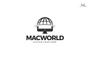 Mac World Logo | Branding & Logo Templates ~ Creative Market