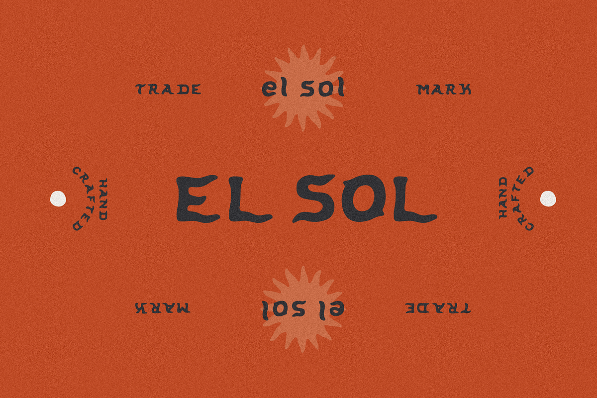 El Sol, a Font by James Coffman Design