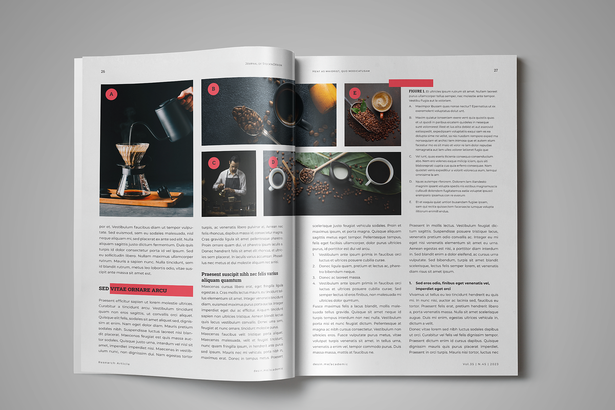 Academic Journal Template in Adobe InDesign