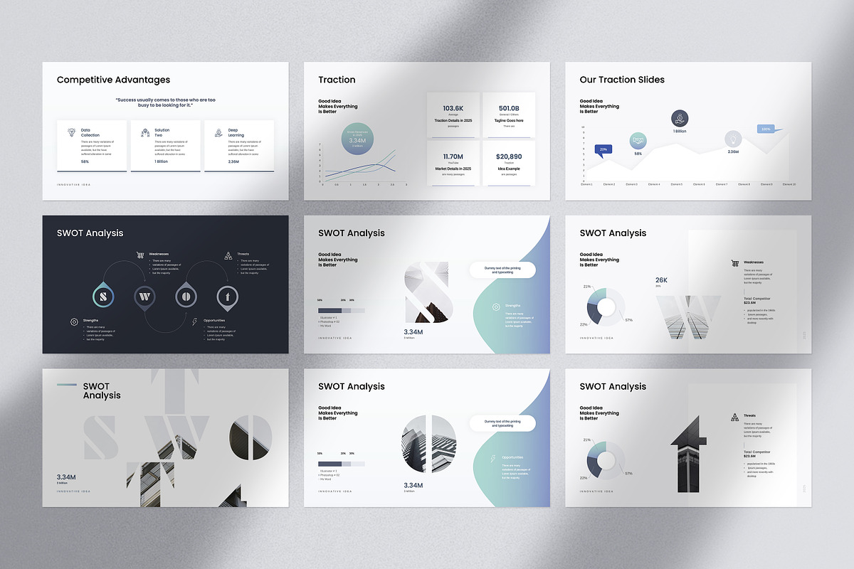Business Plan PowerPoint Template, a Presentation Template by ...