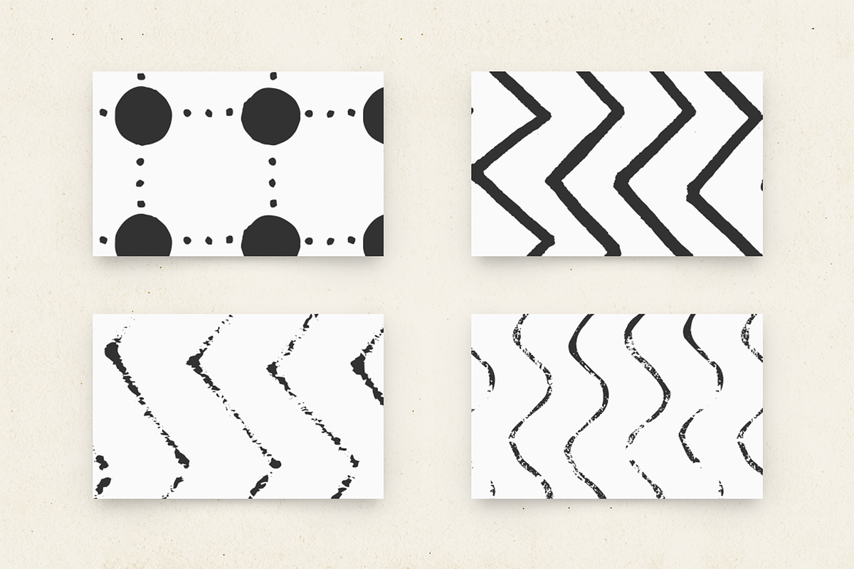 Freehand Patterns, a Pattern Graphic by Unio Designs