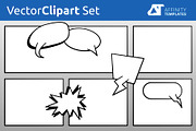 Speech Bubbles - Vectors elements, an Object Graphic by Affinity Templates