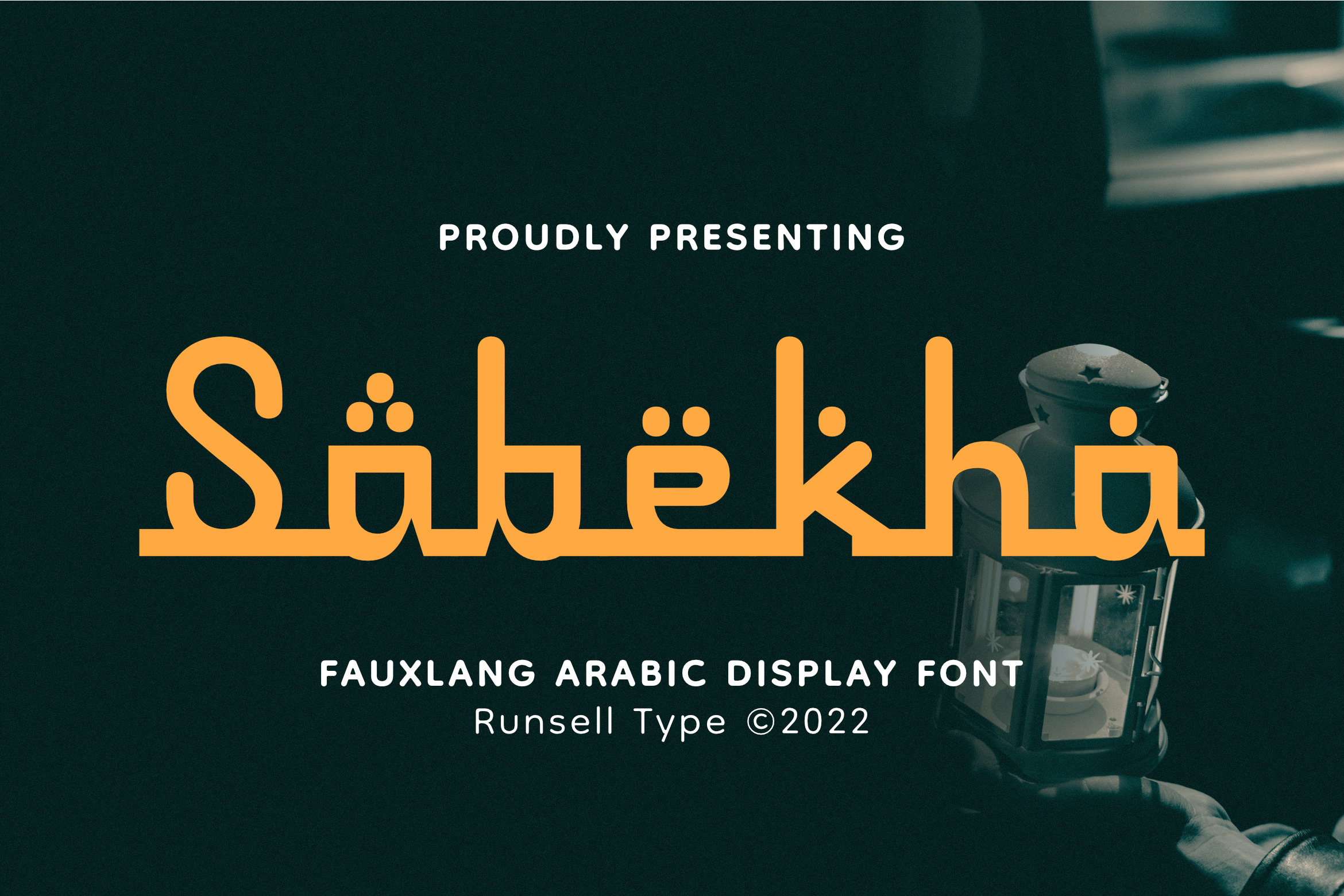 Sabekha - Modern Arabic Display Font, a Font by Runsell Studio ...