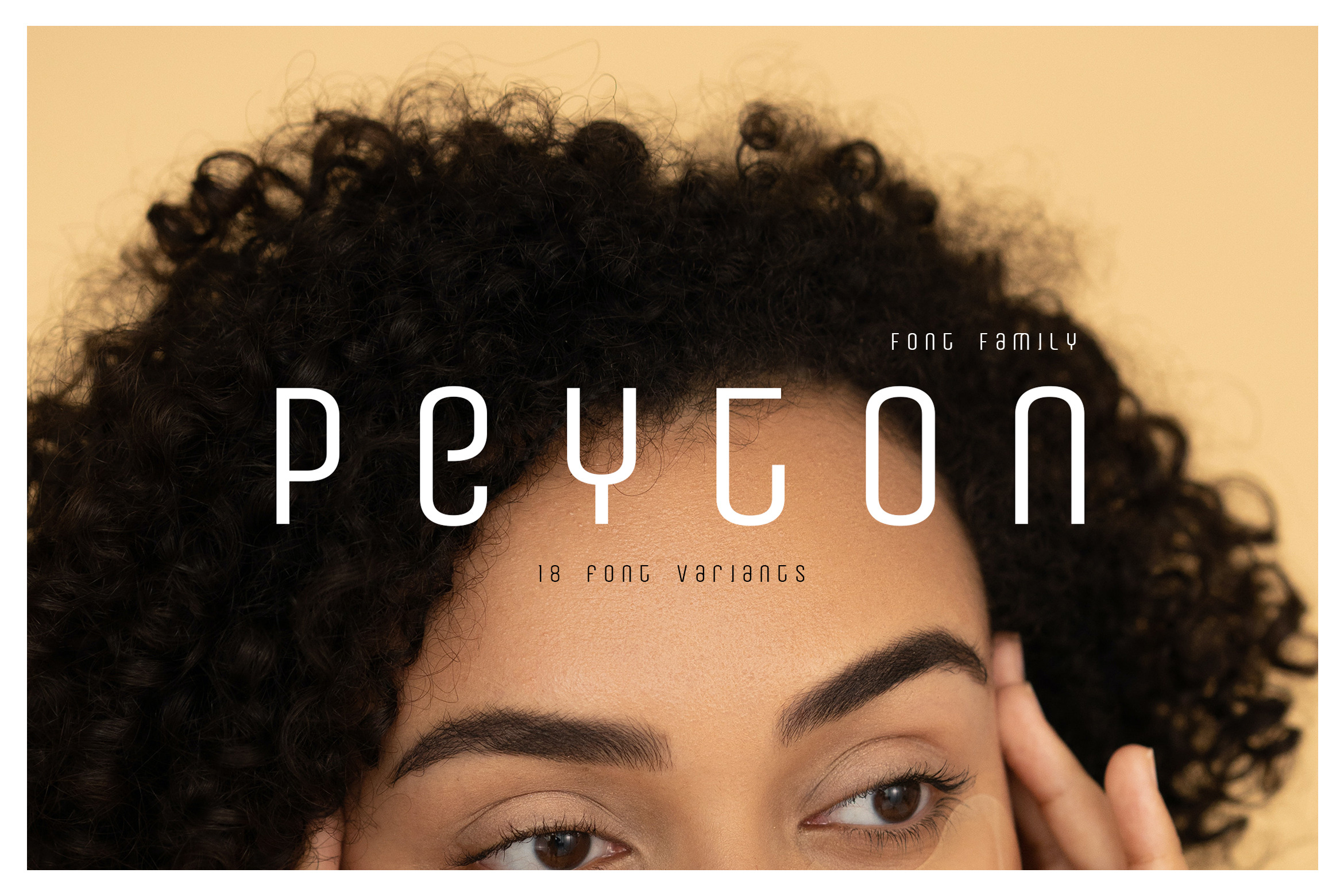 Peyton font family with 18 variants, a Font by Webhance Studio