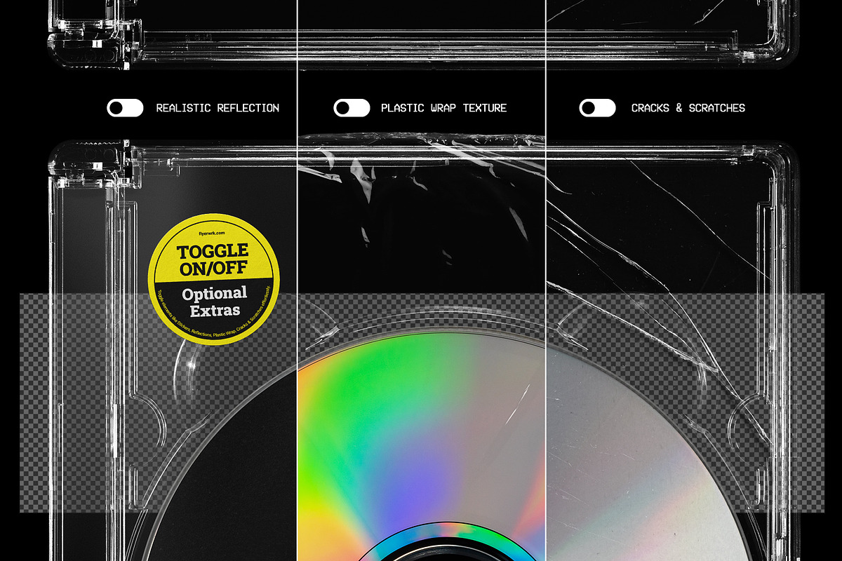 DVD Jewel Case Mockup, a Packaging Mockup by FLYERWRK