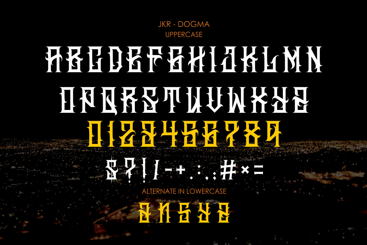 DOGMA, a Blackletter Font by jakejarkor