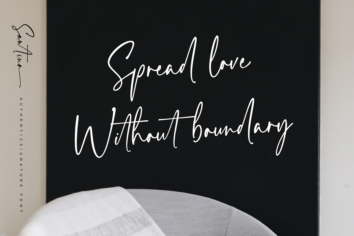 Santino - Authentic Signature Font, a Script Font by Pen Culture