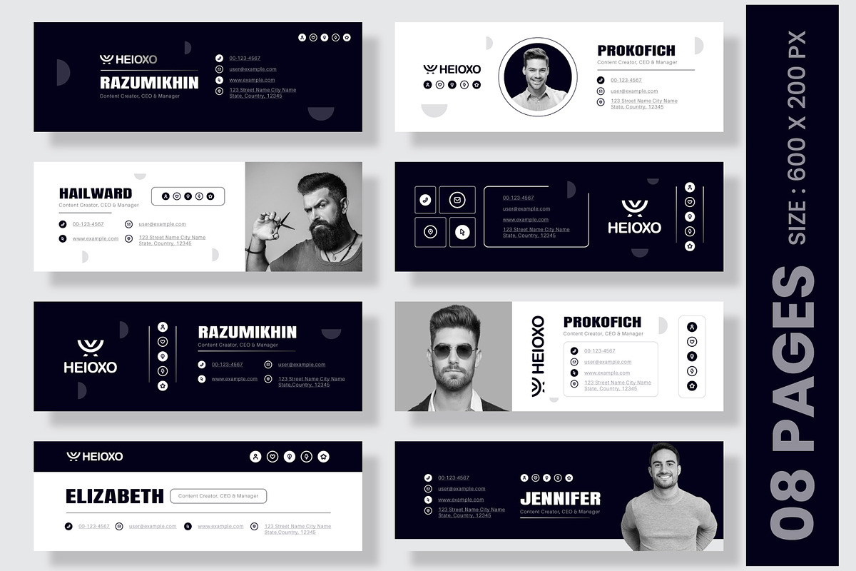 Email Signature UI UX Design