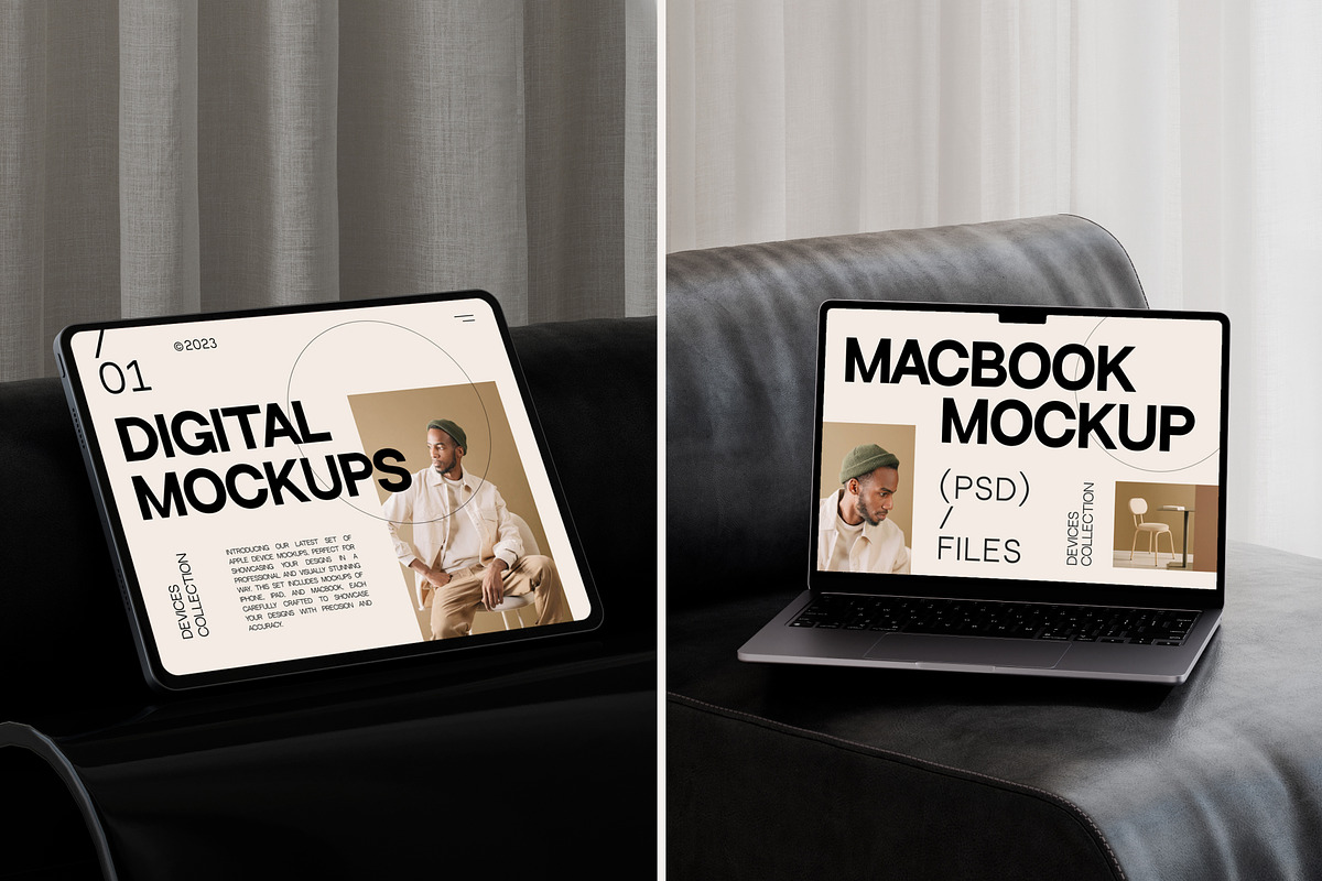 Apple Devices Mockups Vol / 01