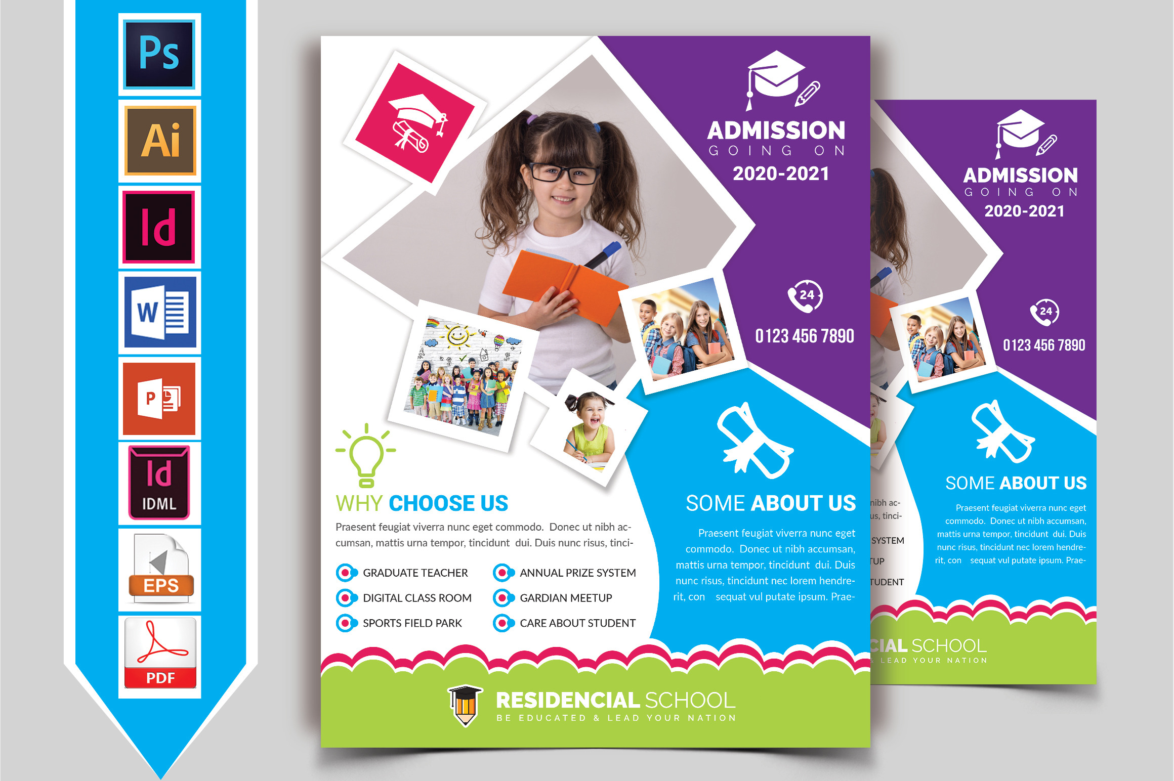 School Flyer Template Vol-08, a Flyer Template by Imagine Design Studio