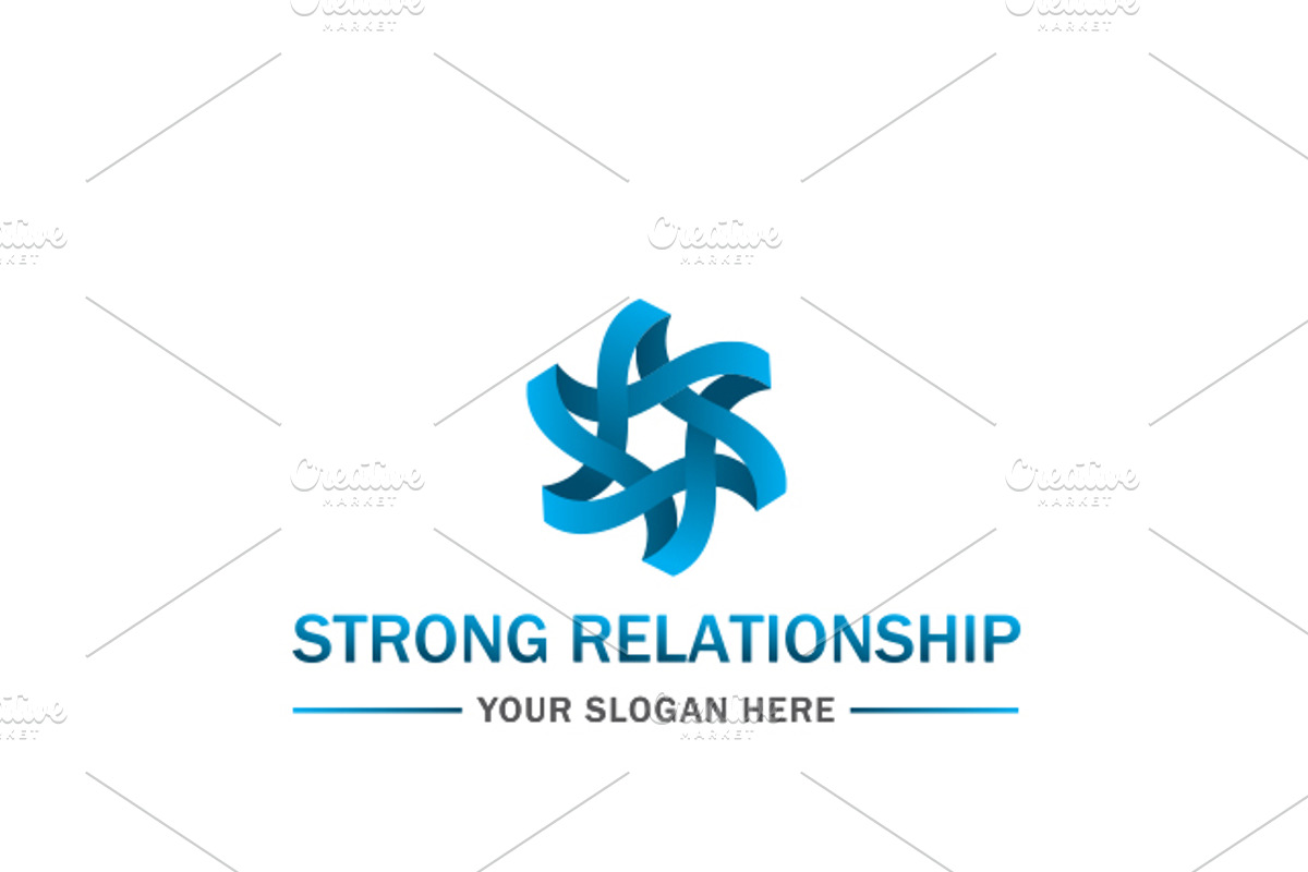 Strong Relationship Logo Template, a Branding & Logo Template by Dueza ...