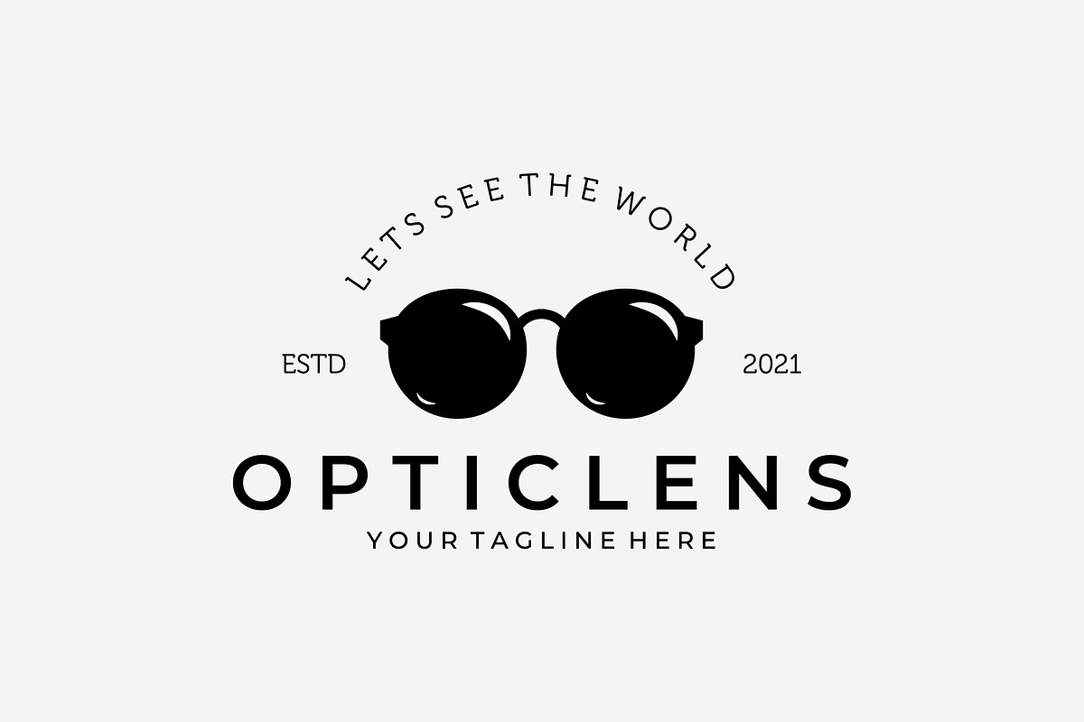 Optic Lens Logo Vector Design Icon, a Branding & Logo Template by Pyruos ID