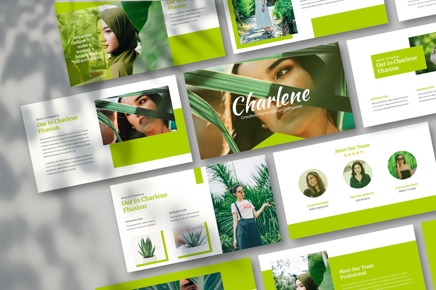 Charlene Google Slides Template, a Presentation Template by nyilstudio