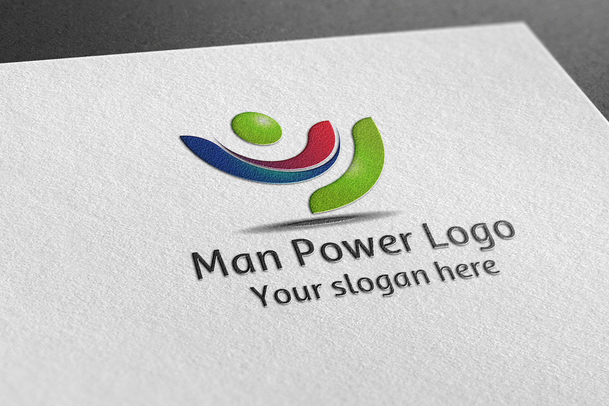 Man Power Logo, a Branding & Logo Template by BdThemes