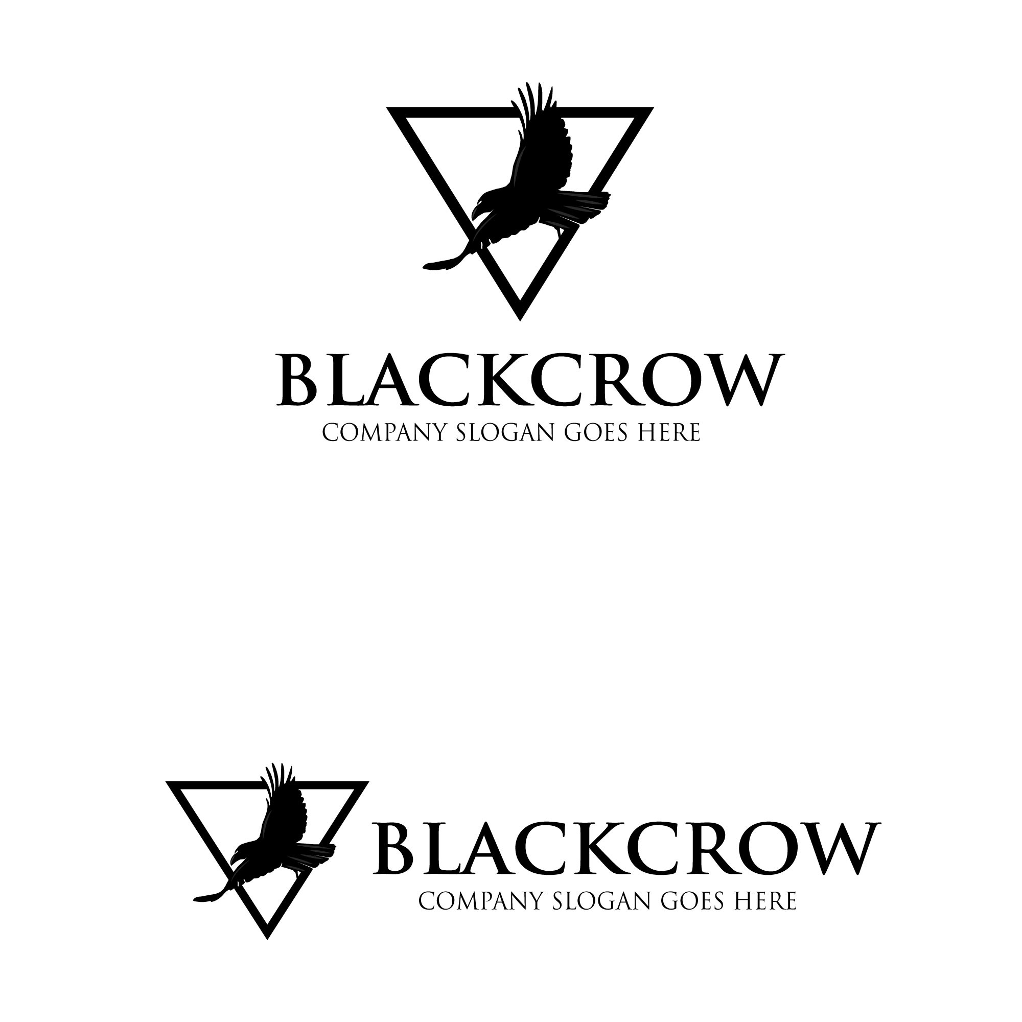 Blackcrow Logo, a Branding & Logo Template by Mariyana