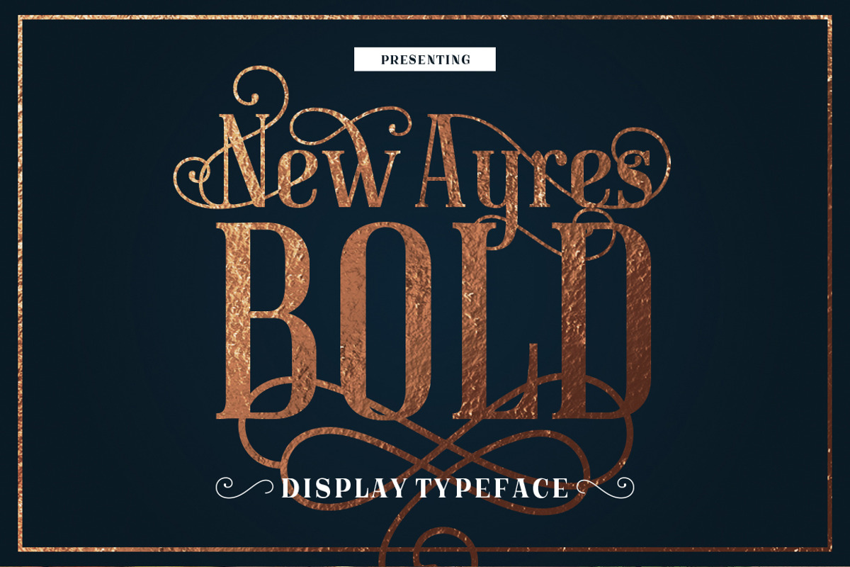 New Ayres Bold, a Serif Font by MaGo