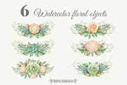 Big watercolor bundle. 5 sets incl., an Illustration by Mary