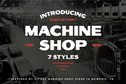 Machine Shop Bundle, a Font by Alphatone Design Co. | Creative Market