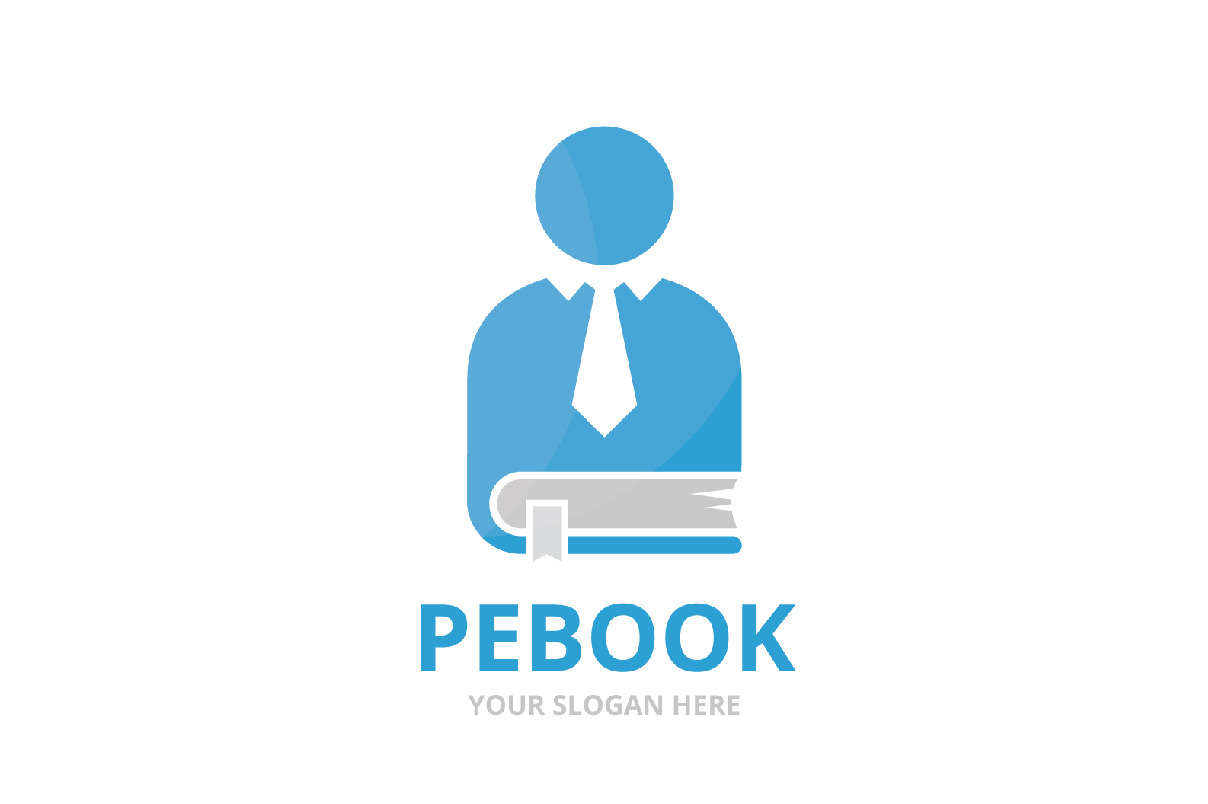 Vector man and book logo combination, a Branding & Logo Template by ...