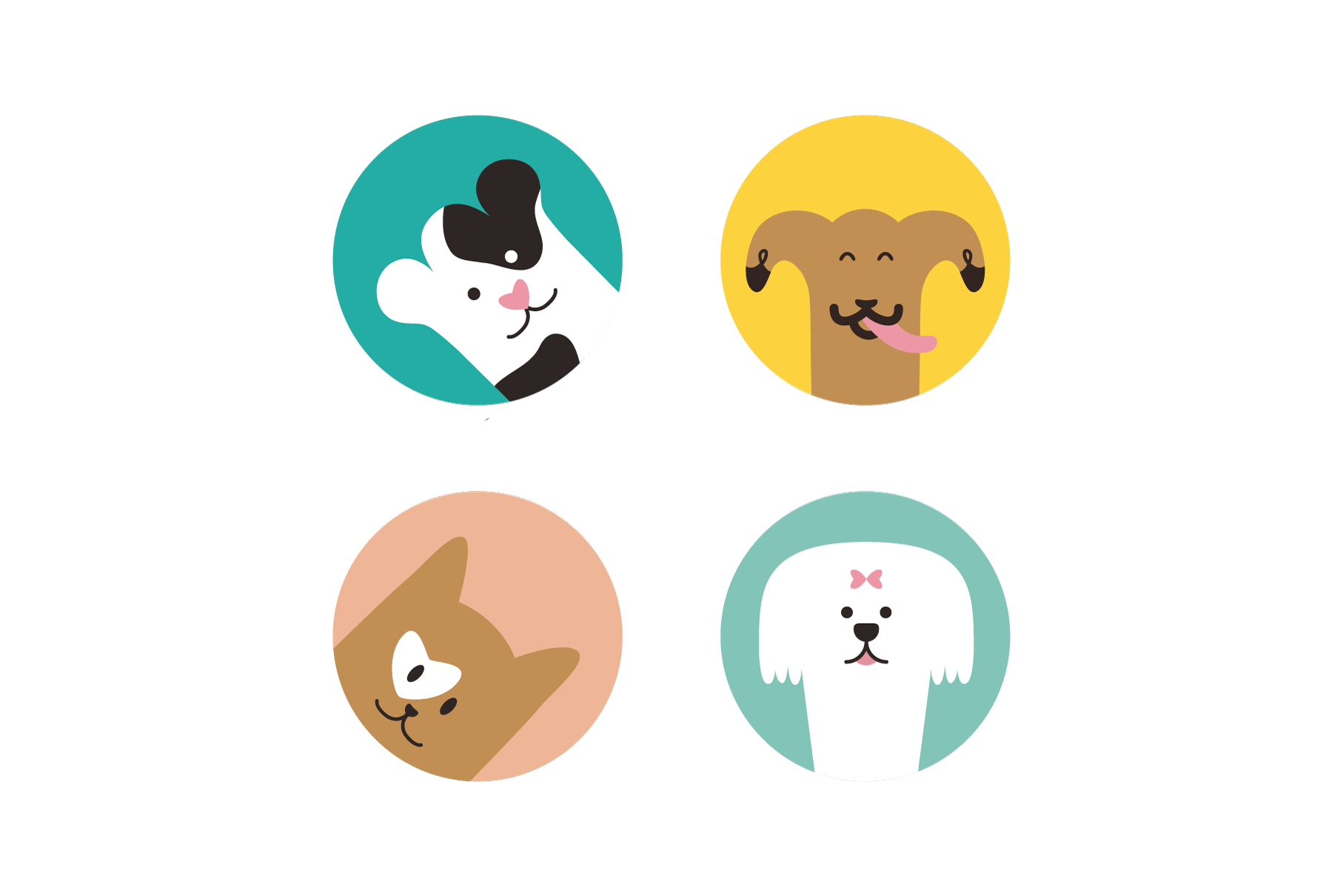 Doggies, a Branding & Logo Template by JuaFru