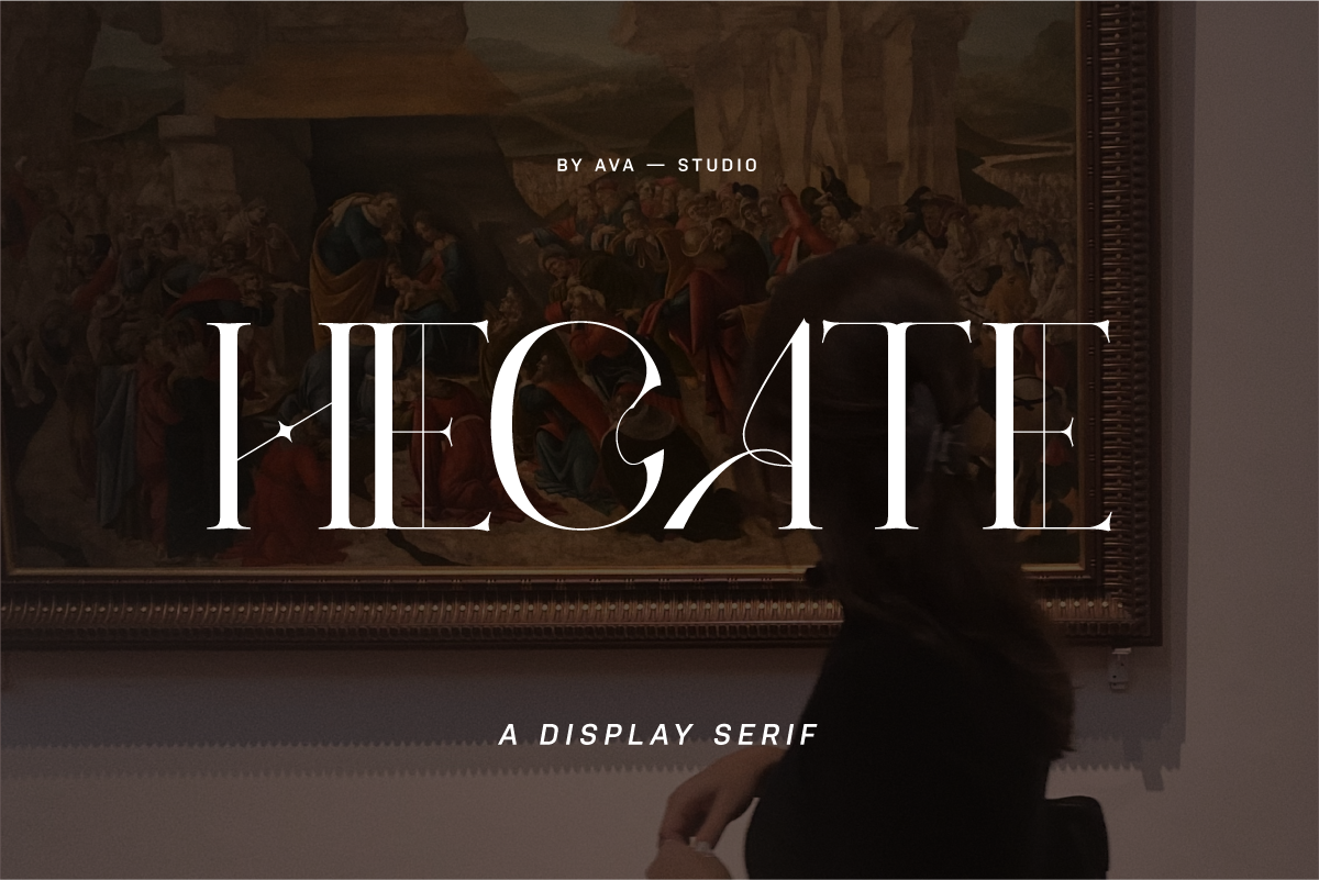 Hecate Display Font, a Serif Font by BY AVA — studio