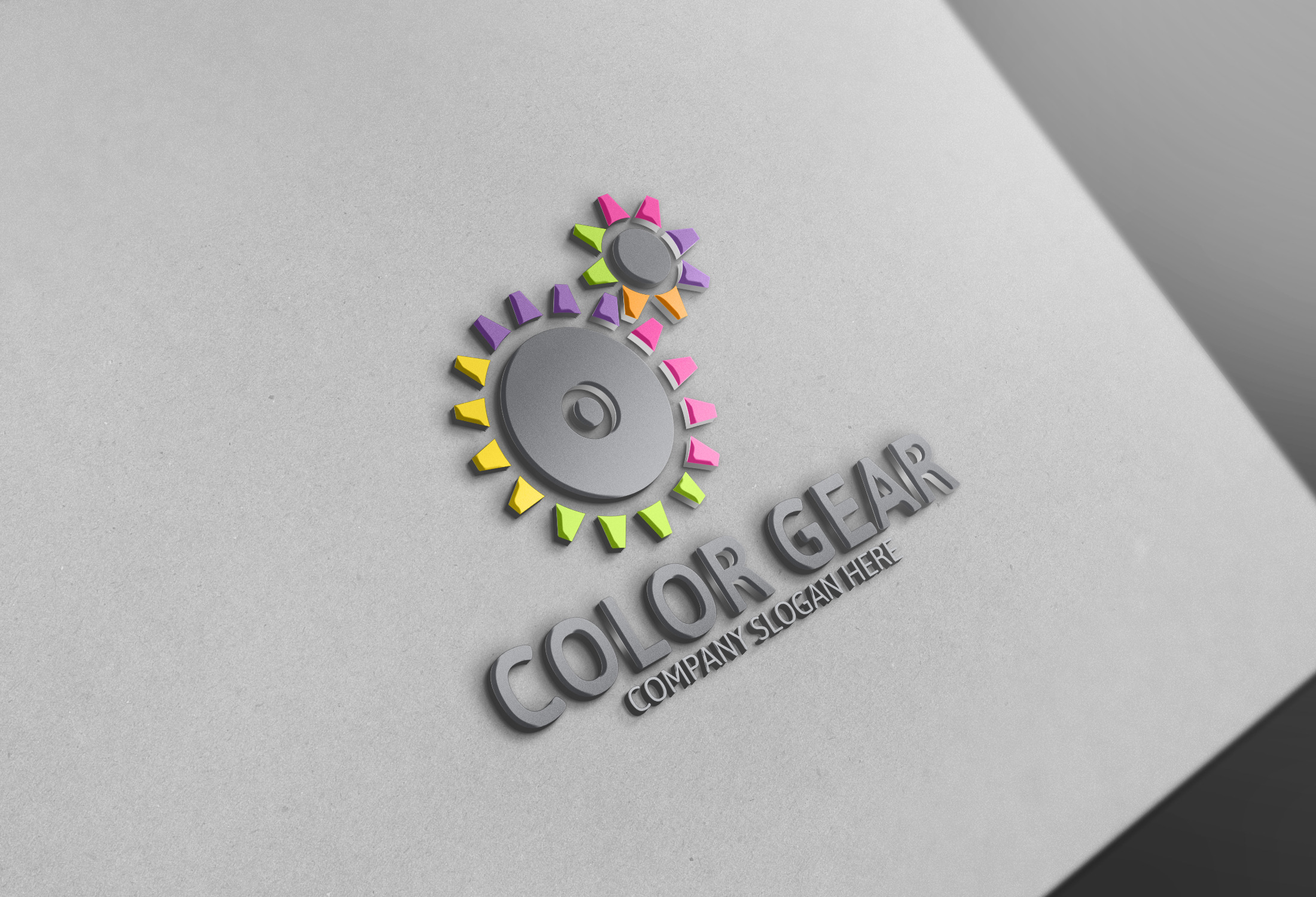 Color Gear Logo, a Branding & Logo Template by Josuf Media