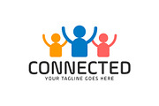 Connected Logo | Branding & Logo Templates ~ Creative Market