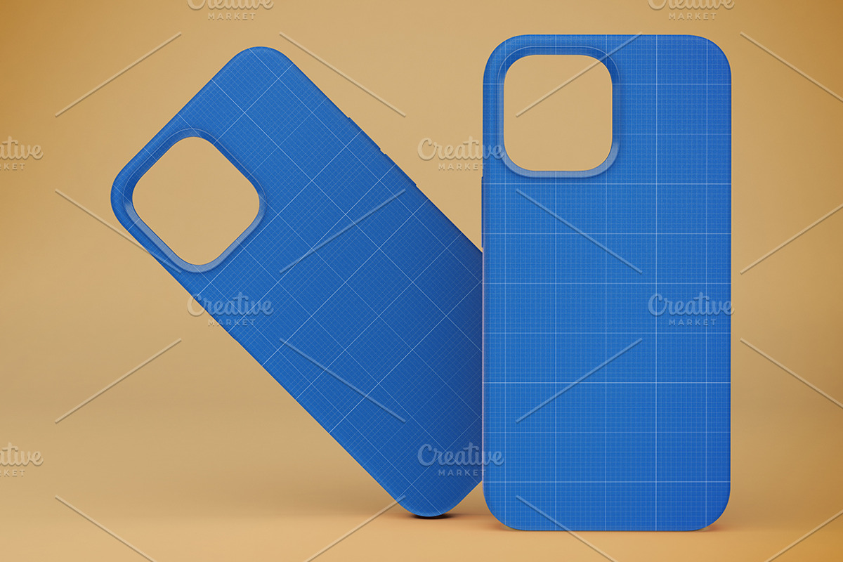 iPhone 12 Case Mockup, an iPhone Mockup by Qaleb Studio