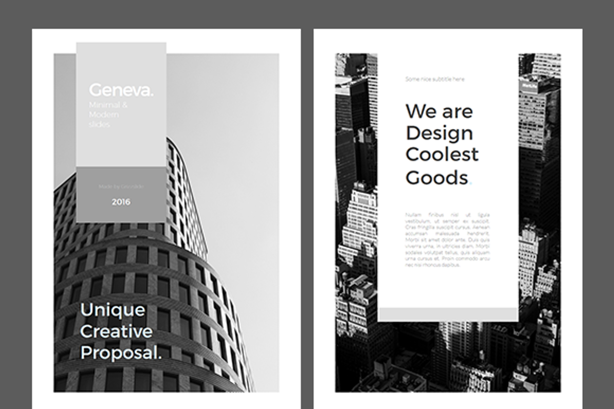 A4 Powerpoint Template for Print, a Presentation Template by Elokka Std.