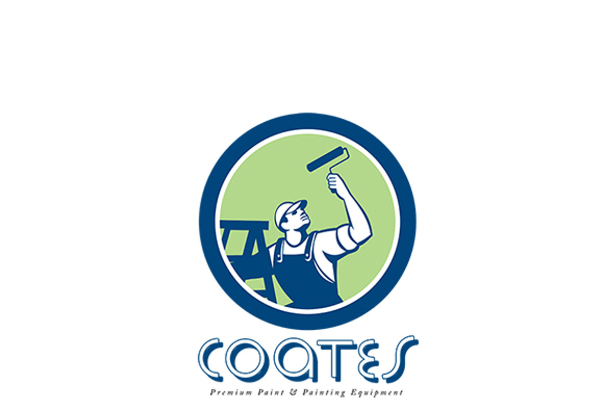Coates Premium Painters Logo, a Branding & Logo Template by patrimonio