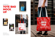 Tote Bag Mockup in Graphic Templates, a Merchandise Mockup by Ram ...