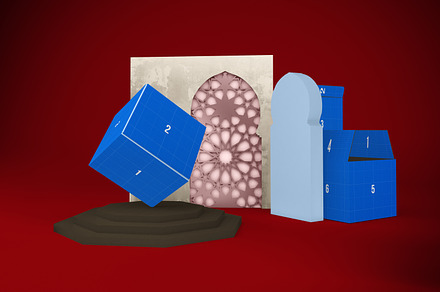 Ramadan Box Mockup, a Packaging Mockup by Qaleb Studio