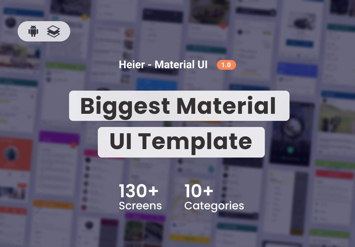 Material UI Kit Template