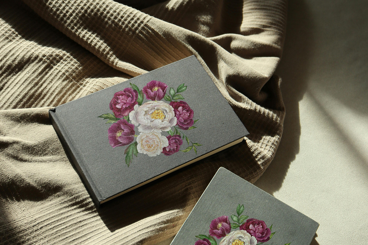 Mulberry Night Lace & Florals, a Seasonal Illustration by Catch the Dream Art