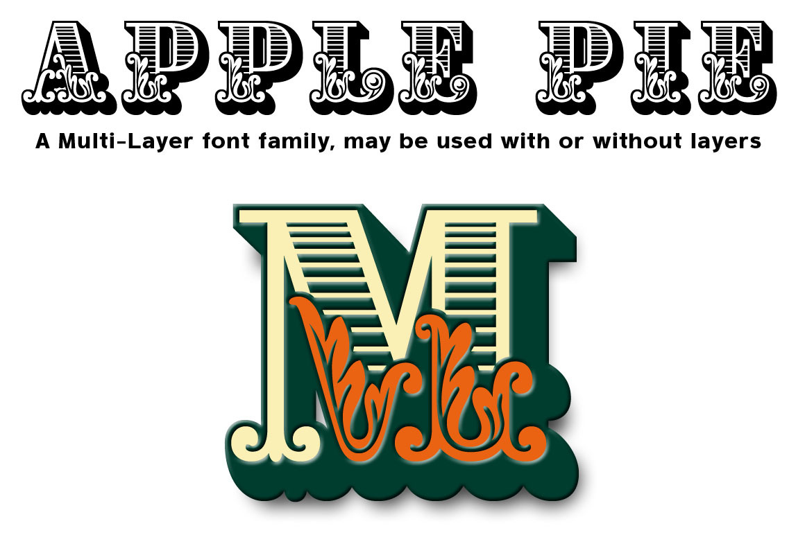 Apple Pie™, a Font by FontMesa