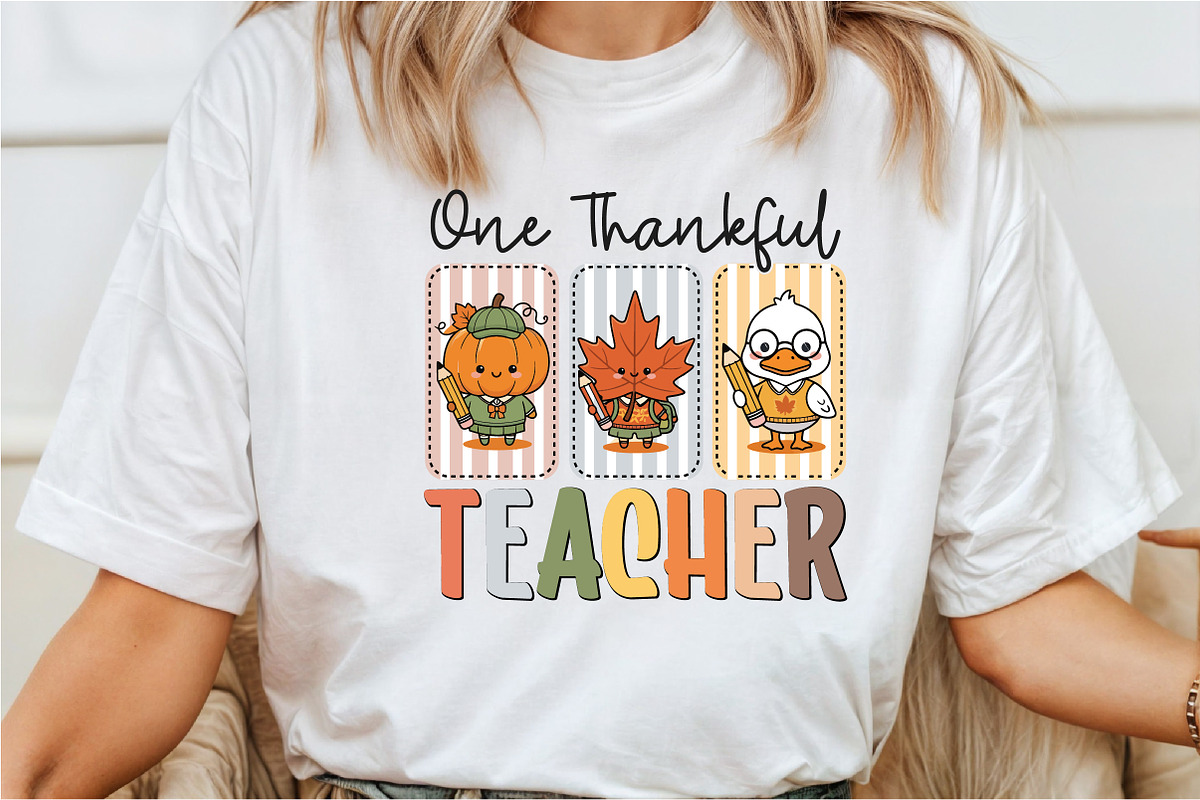 Fall Teacher Sublimation PNG, a Seasonal Illustration by Rose Art