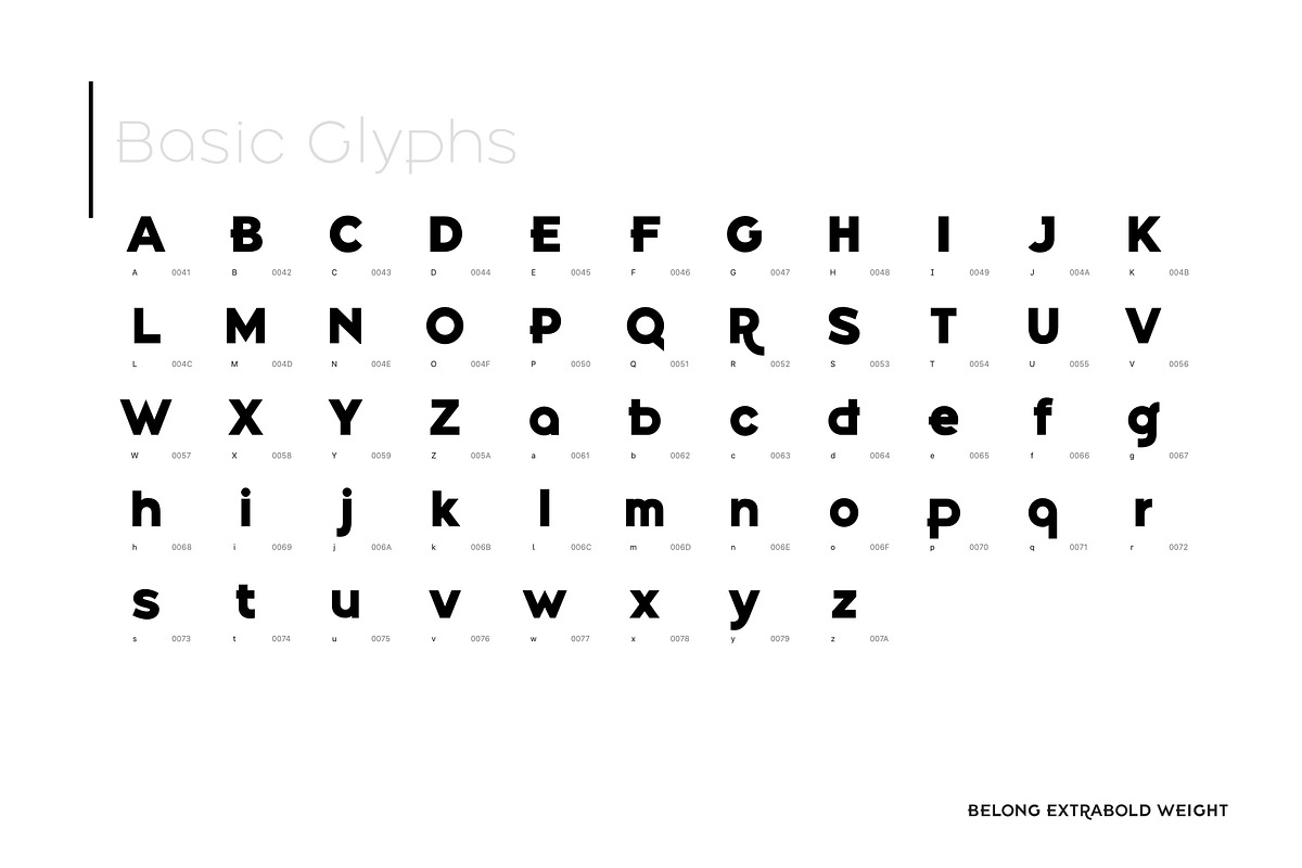 Belong Logo and Heading Font Family, a Sans Serif Font by Brenners