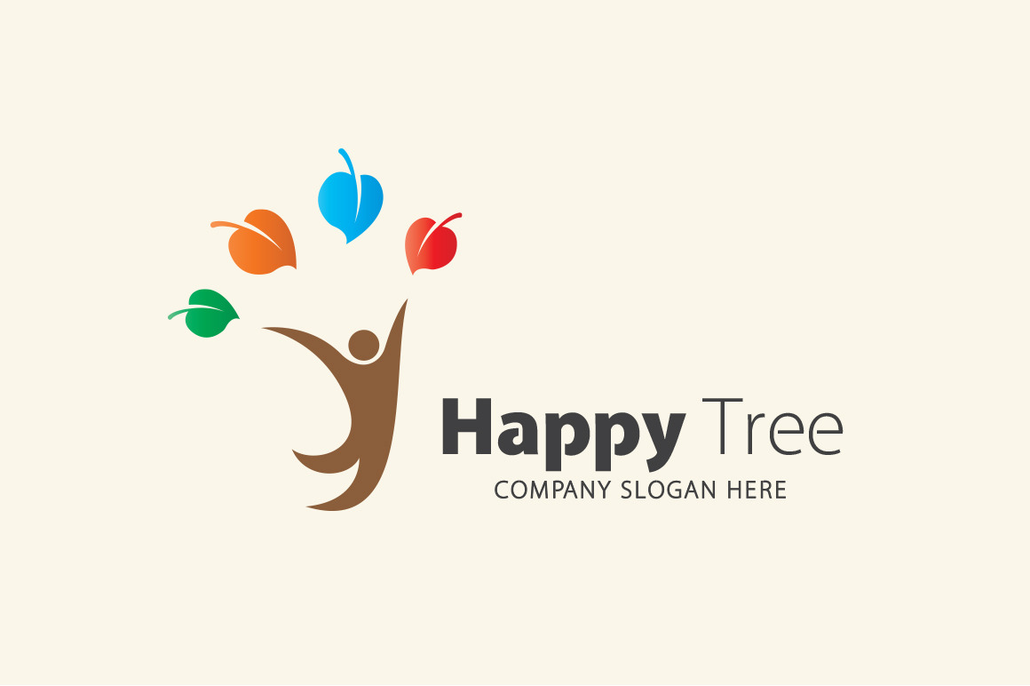 Happy Tree Logo, a Branding & Logo Template by Creative Dezing