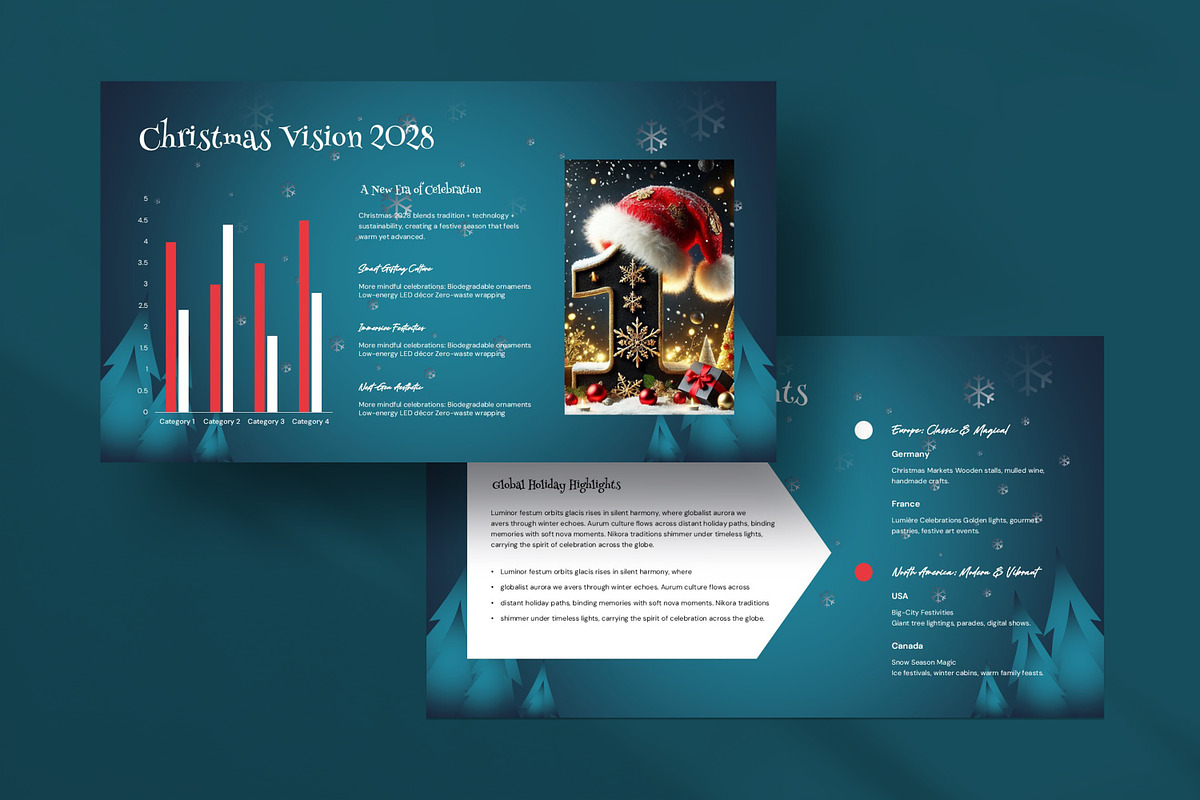 Christmas Presentation Template, a Presentation Template by Creatiya Type