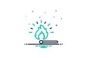 Match matchstick icon, an Icon by Creative priyanka