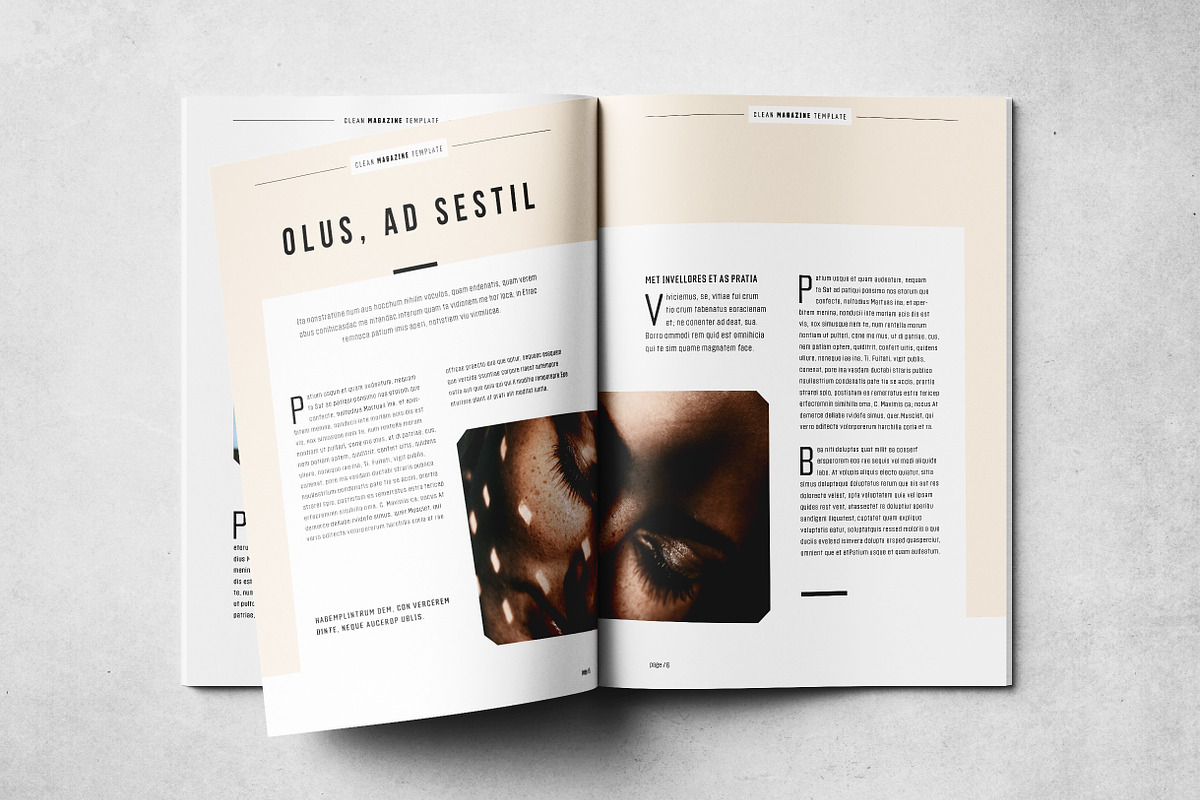 Magazine Layout, a Magazine Template by Grkic Creative