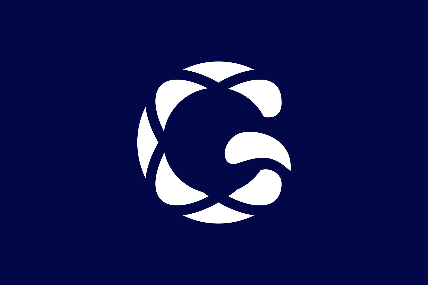 geometric G initial logo, a Branding & Logo Template by ZHR Creative