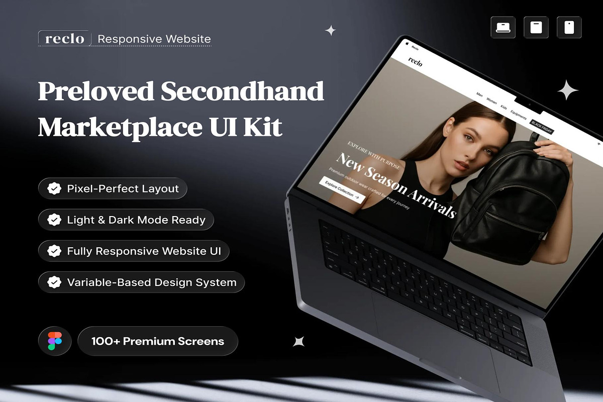 Reclo Responsive Secondhand Marketplace