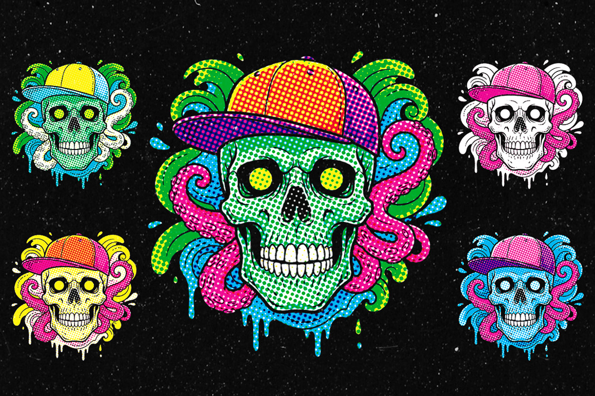 Real Halftone Photoshop Action