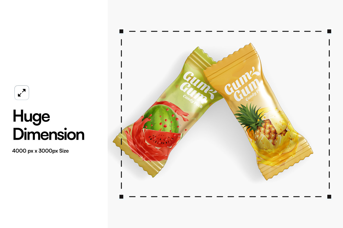 Candy Package Mockup, a Packaging Mockup by SLAB! Design