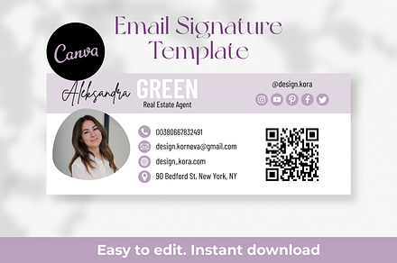 Doctor Specialist Email Signature | Email Templates ~ Creative Market