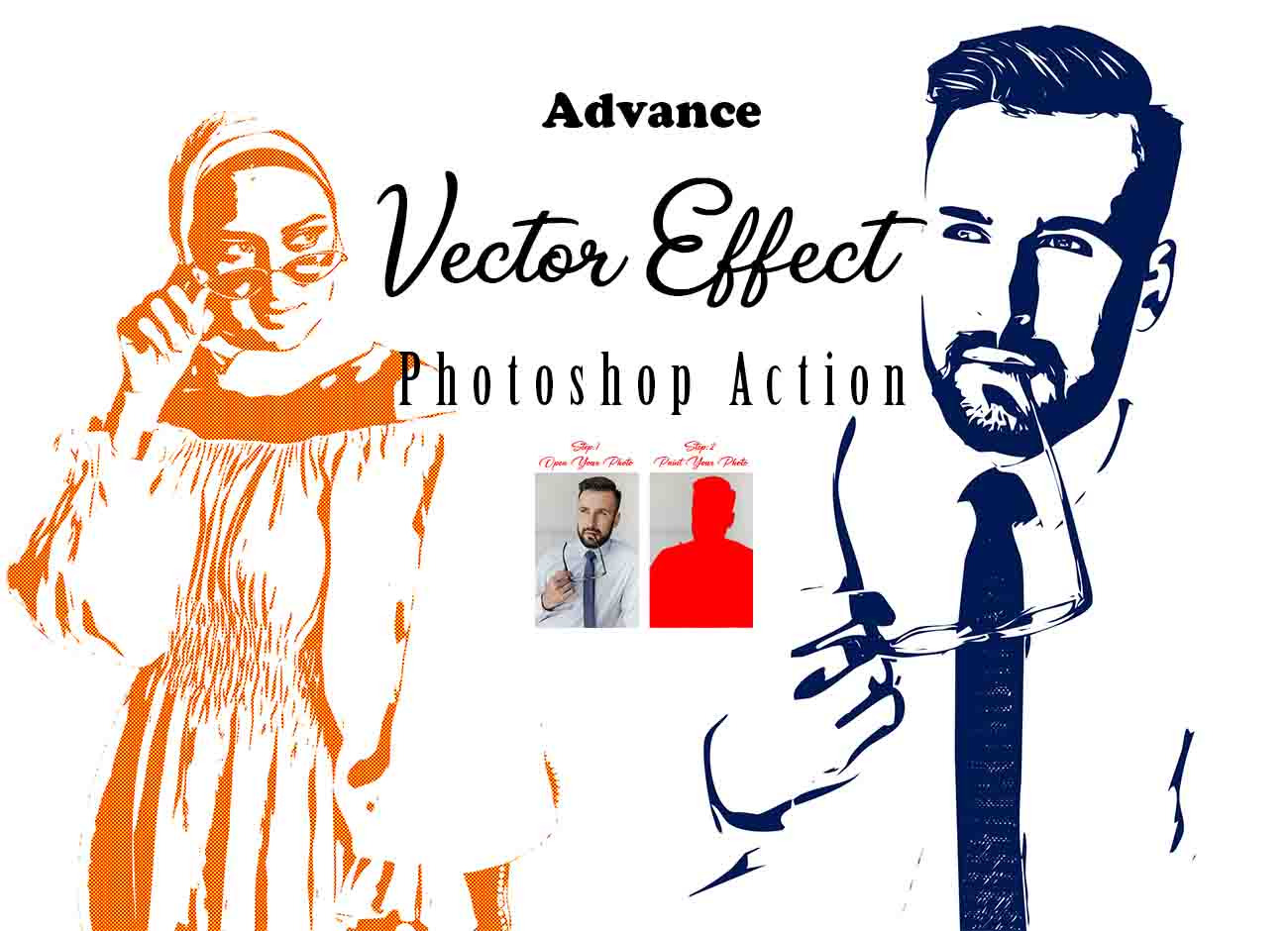 Advance Vector Effect PS Action, an Action Add-On by Studio Retouch