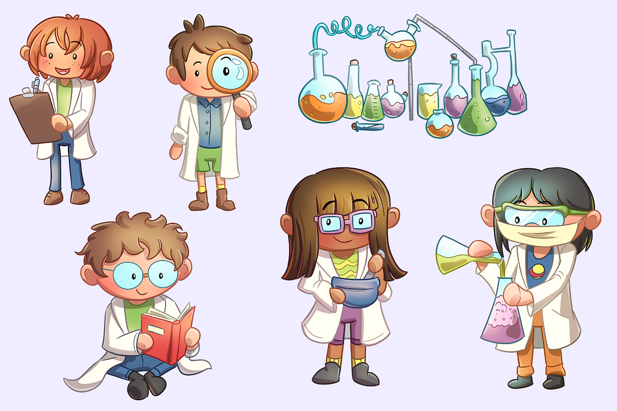 Science Lab Clip Art Collection, an Education Illustration by Keepin ...